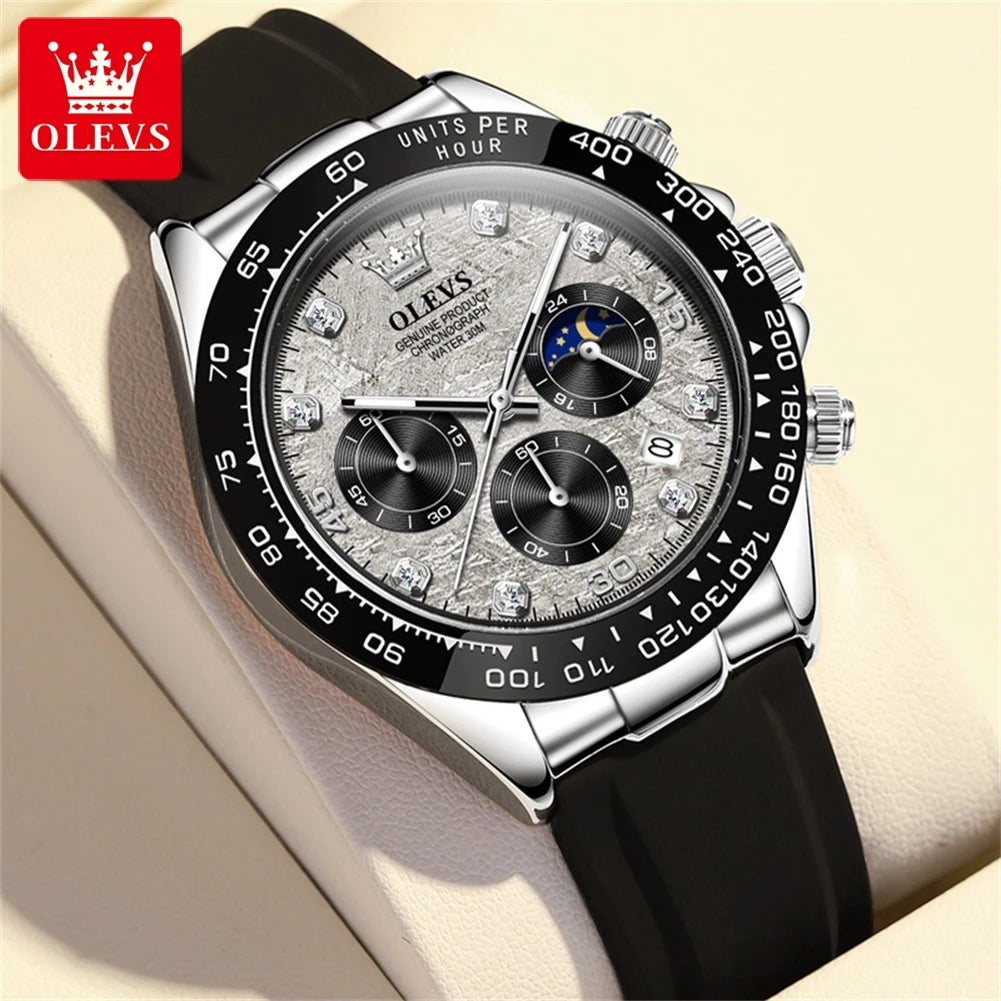 OLEVS 2875 Moon Phase Watch for Men – Vibe Vault