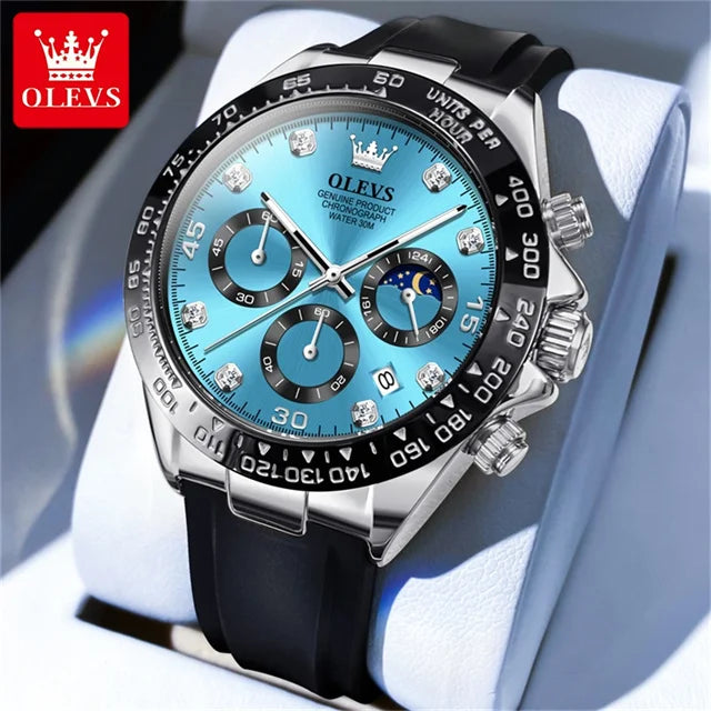 OLEVS 2875 Moon Phase Watch for Men – Vibe Vault